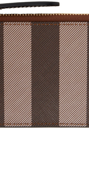 Burberry - Brown Exaggerated Check Coin Pouch