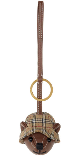 Burberry - Brown Thomas Bear Vintage Check Keychain