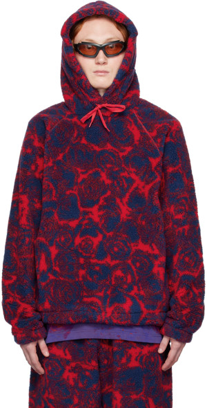Burberry - Red & Blue Rose Hoodie