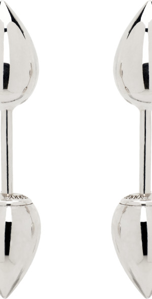 Burberry - Silver Small Spear Stud Earrings
