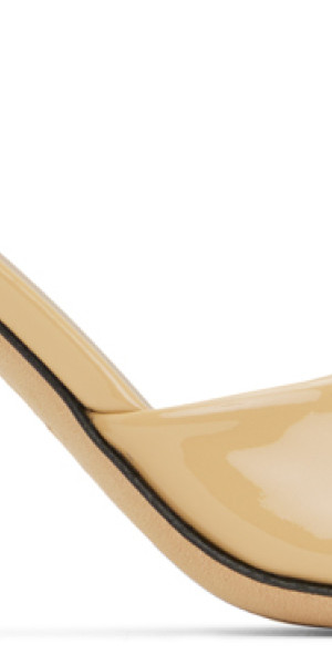 BY FAR - Beige Michele Heeled Sandals