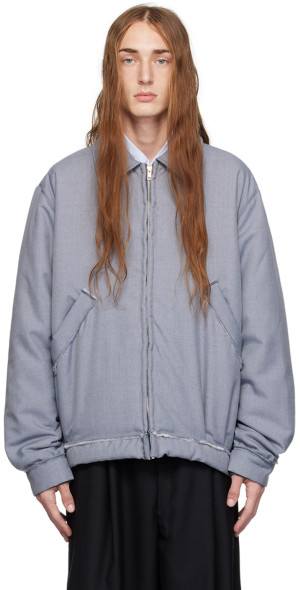 Camiel Fortgens - Gray Simple Bomber Jacket