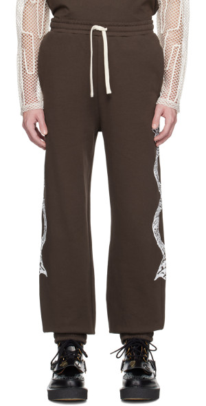 Charles Jeffrey LOVERBOY - Brown Printed Lounge Pants