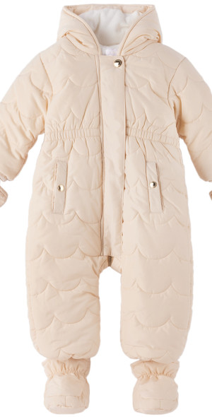 Chloé - Baby Pink Padded Snowsuit