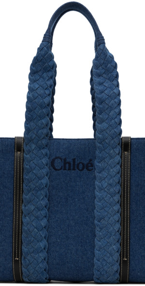 Chloé - Blue Small Woody Tote