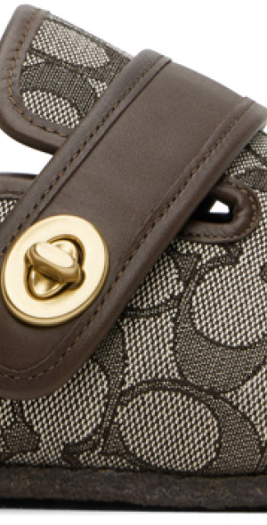 Coach 1941 - Brown Signature Jacquard Clogs