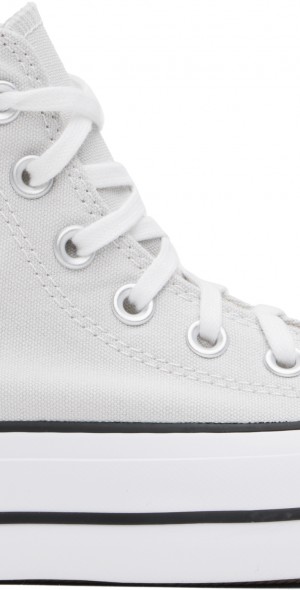 Converse - Gray Chuck Taylor All Star Lift Platform High Top Sneakers