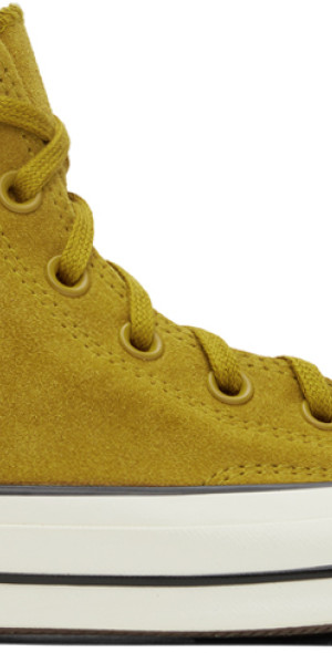 Converse - Tan Chuck 70 Suede Sneakers