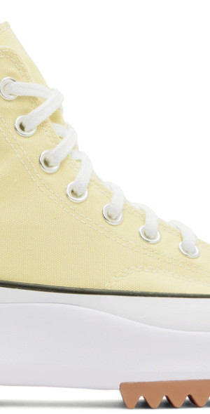 Converse - Yellow Run Star Hike Hi Sneakers