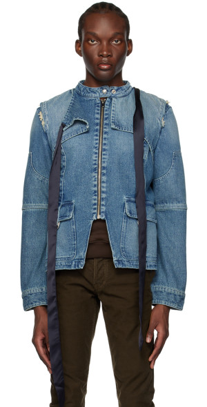 Cormio - Blue Sofia Denim Jacket