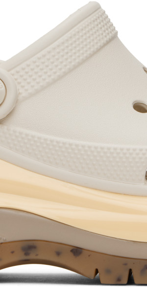 Crocs - Beige Mega Crush Clogs