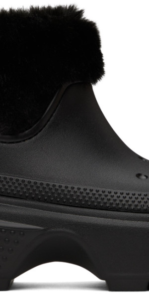 Crocs - Black Stomp Boots