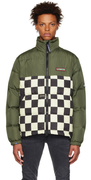 DEVÁ STATES - Green Obscure Puffer Jacket