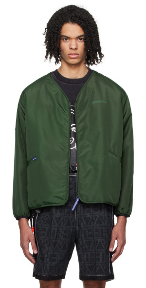 DEVÁ STATES - Green Patch Jacket