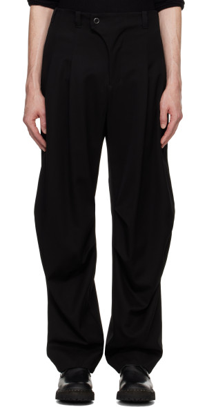 DEVOA - Black Baggy Trousers