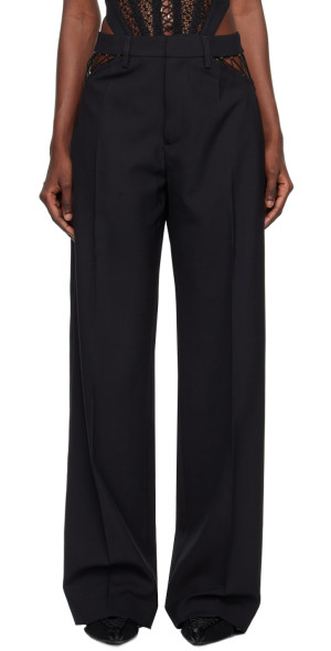 Dion Lee - Black Picot Trousers