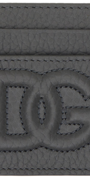 Dolce & Gabbana - Gray 'DG' Logo Card Holder