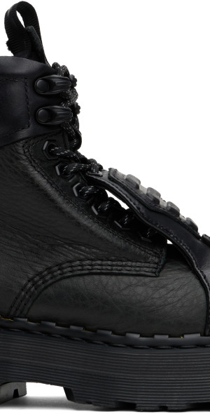 Dr. Martens - Black 1460 Protect Leather Lace Up Boots