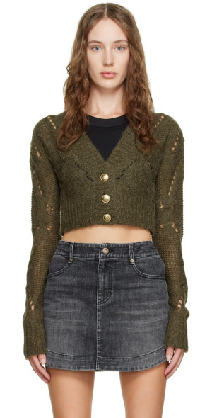 DRAE - Khaki Dr-Chain Cardigan