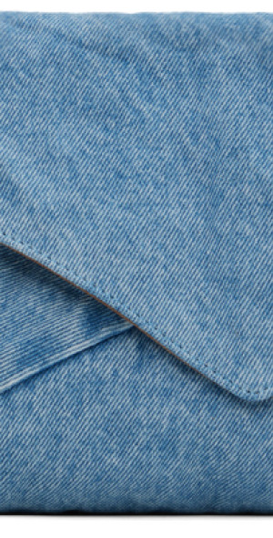 Dries Van Noten - Blue Denim Envelope Bag