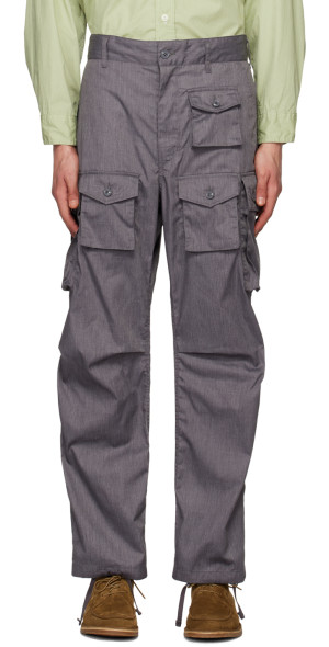 Engineered Garments - Gray Bellows Pockets Cargo Pants