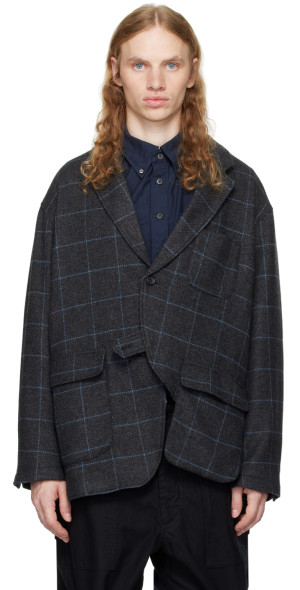 Engineered Garments - Gray Slanted Blazer