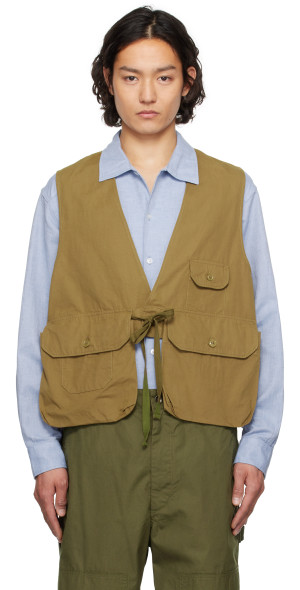 Engineered Garments - Khaki Fowl Vest