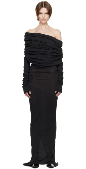 Entire Studios - Black Bound Midi Dress