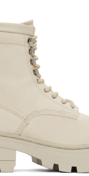 EYTYS - Off-White Canvas Michigan Boots