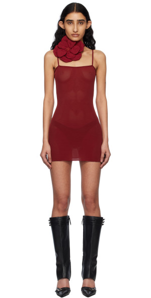 Fancì Club - Red Sawft Bodycon Minidress