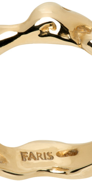 FARIS - Gold Lava Band Ring