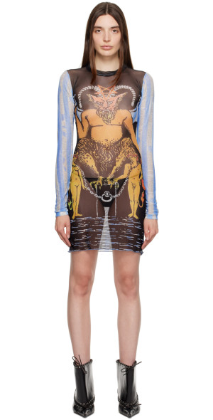 Feben - Multicolor 'The Devil' Minidress