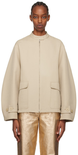 Ferragamo - Beige Bungee-Style Jacket