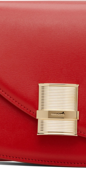 Ferragamo - Red Fiamma Crossbody Bag