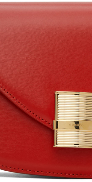 Ferragamo - Red Fiamma Crossbody S Bag