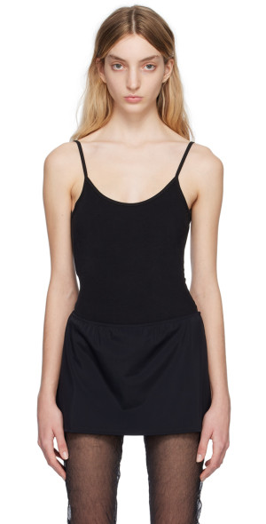 FLORE FLORE - SSENSE Exclusive Black Carli Bodysuit