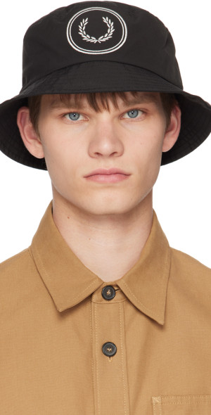 Fred Perry - Black Circle Branding Bucket Hat