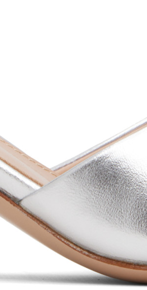 Gianvito Rossi - Silver Ascent 55 Mules