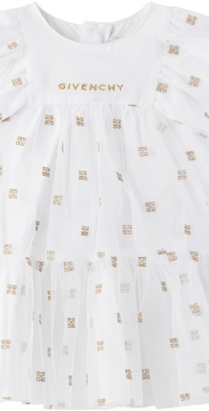 Givenchy - Baby White Embroidered Dress