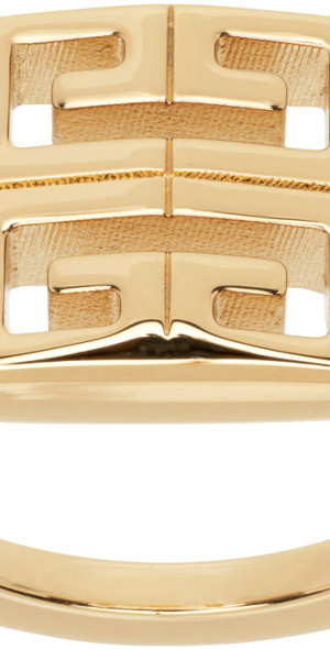 Givenchy - Gold 4G Crystals Ring