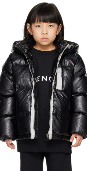 Givenchy - Kids Black Puffer Down Jacket