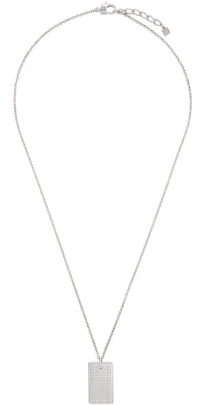 Givenchy - Silver 4G Allover Tag Necklace
