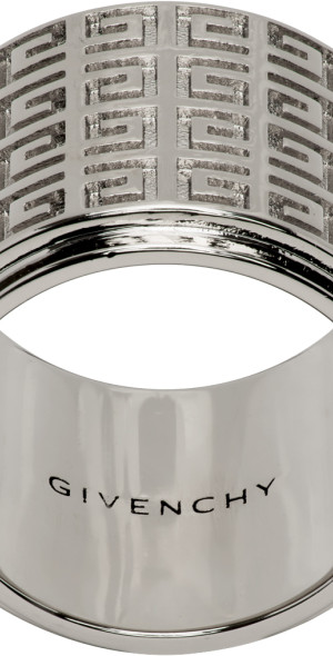 Givenchy - Silver Engraved Ring