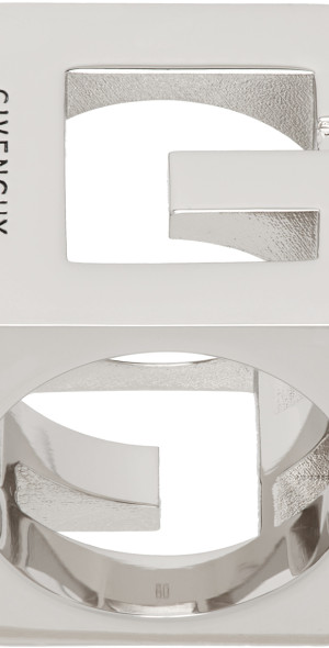 Givenchy - Silver G Cube Ring