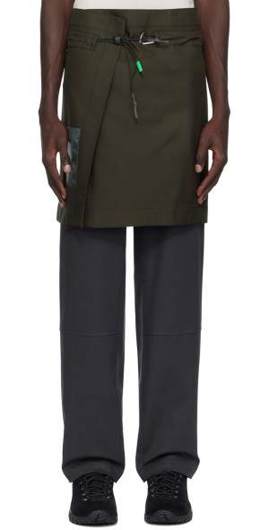 GR10K - SSENSE Exclusive Gray Patches Skirt