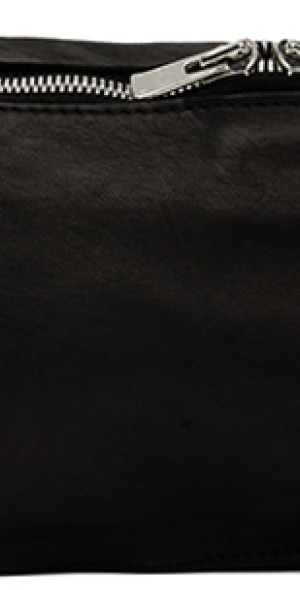 Guidi - Black Zip Pouch