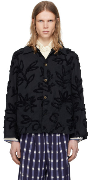 HARAGO - Black Chore Jacket