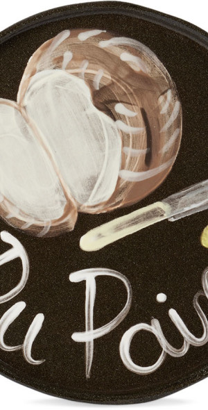 Harlie Brown Studio - SSENSE Exclusive Black 'Du Pain' Plate