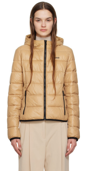 Hugo - Tan Quilted Jacket