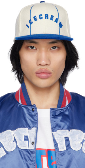 ICECREAM - Blue Pinstripe Trucker Cap